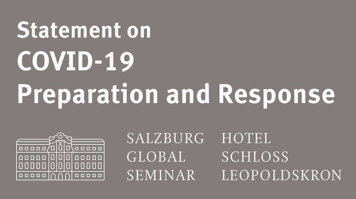 Salzburg Global: Statement on COVID-19 Preparation and Response